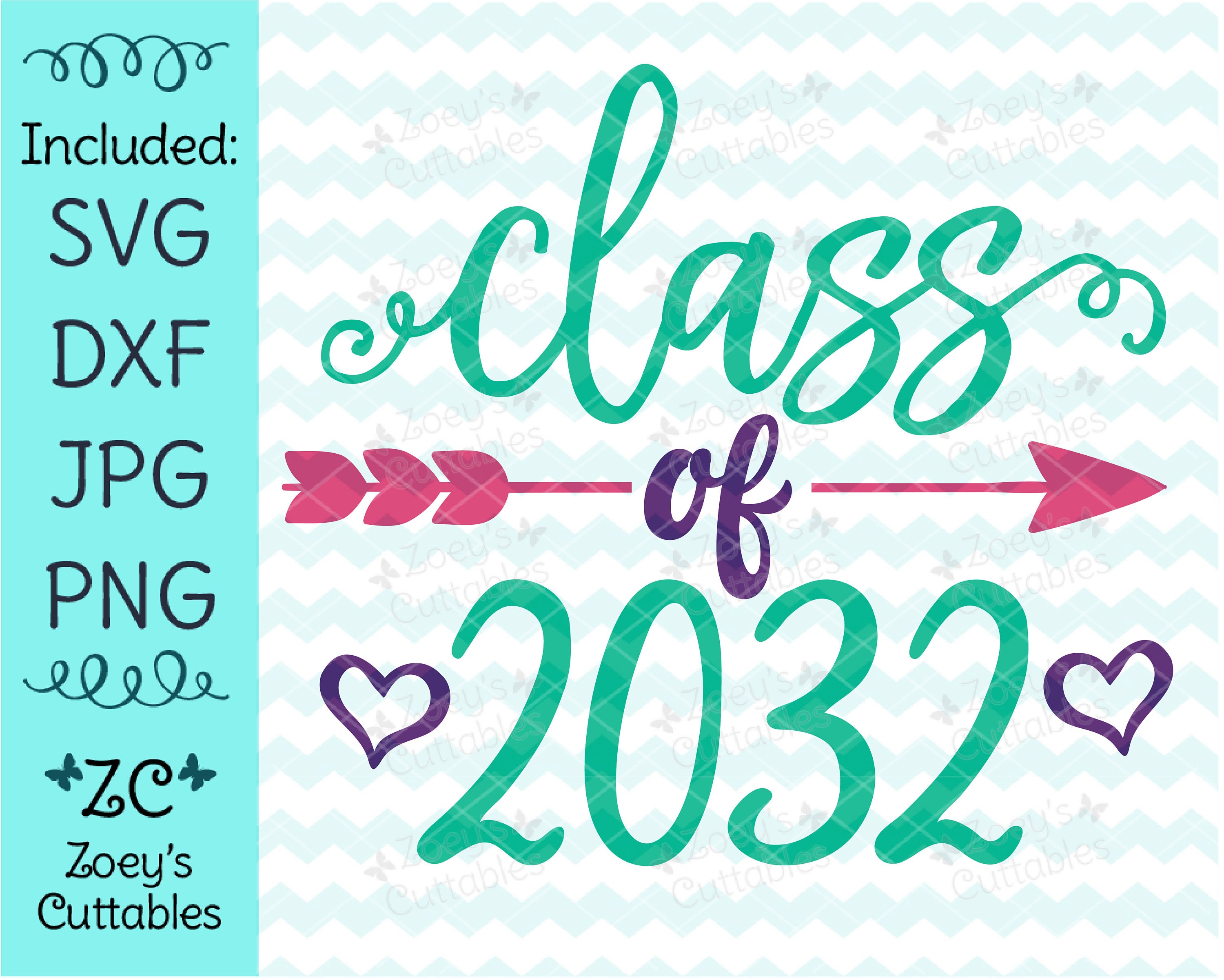 Class of 2032 SVG Graduation SVG End of School Year - Etsy UK