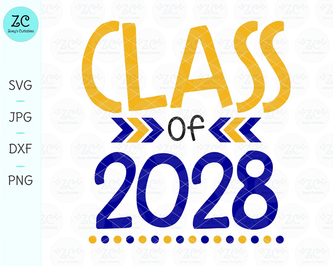 Class of 2028 SVG, Graduation SVG, End of School Year, Kindergarten ...