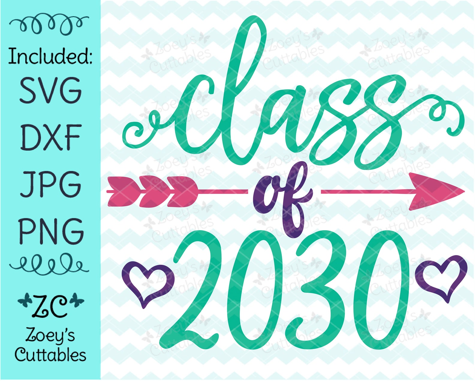 Class of 2030 SVG Graduation SVG End of School Year | Etsy