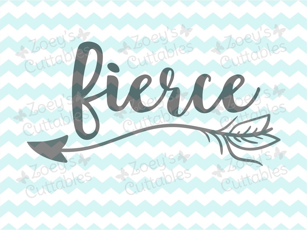 Fierce Arrow - Cuttable SVG File, Instant Download, DXF, JPG, Cricut ...