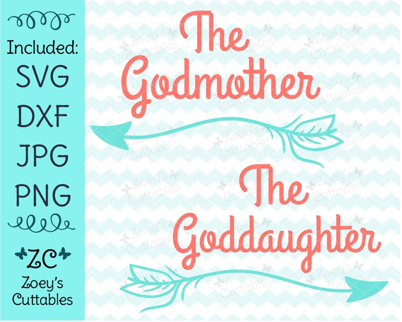 The Godmother SVG the Goddaughter SVG Goddaughter SVG - Etsy