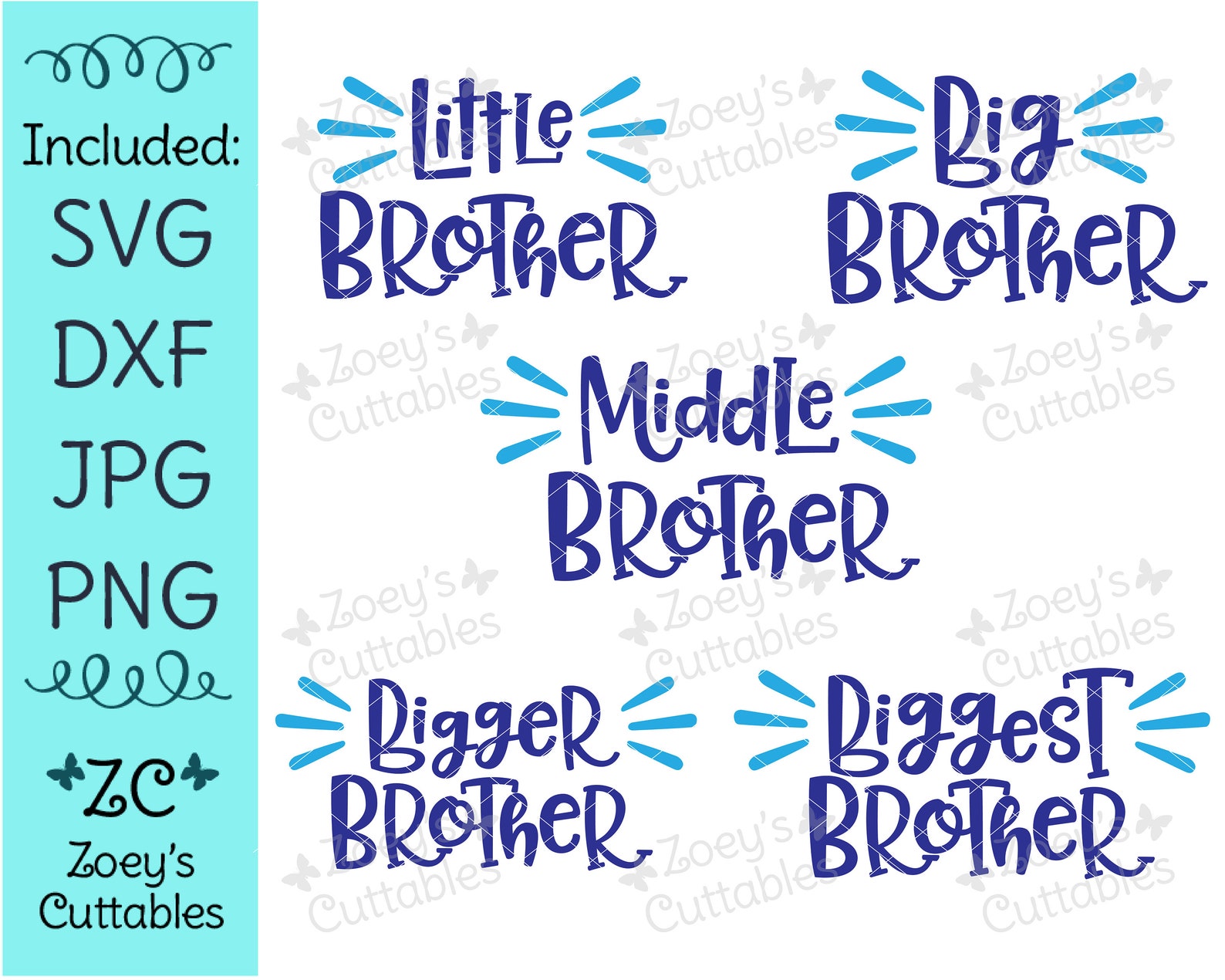 Brother SVG Value Pack, Biggest Brother SVG, Little Brother SVG, Svg ...