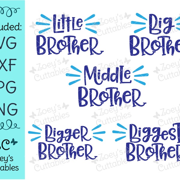 Little Brother Svg - Etsy