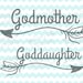 Godmother SVG, Goddaughter SVG, Godmother, Goddaughter, Gift for ...