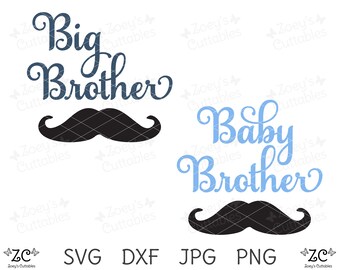 Mustache Big Brother - Etsy