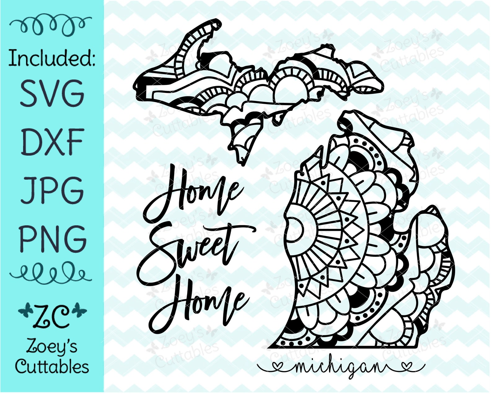 Michigan SVG, Michigan Mandela, Michigan Home, Home Sweet Home, Home ...