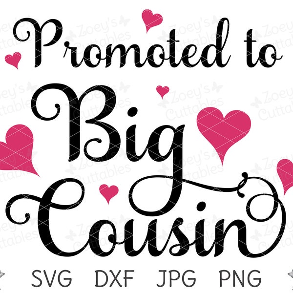Promoted To Big Cousins Etsy