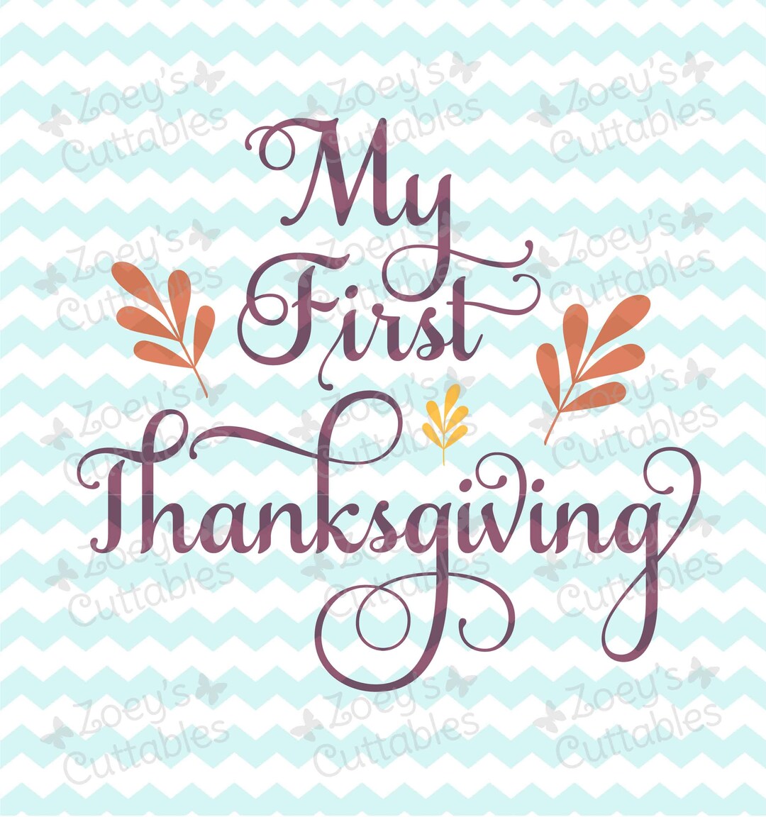 My First Thanksgiving SVG, Baby's 1st Thanksgiving, Thanksgiving SVG ...