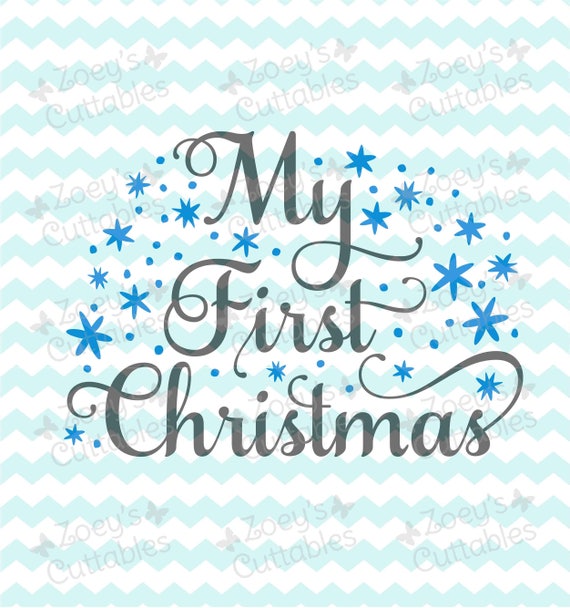 My First Christmas SVG Baby's 1st Christmas Christmas | Etsy