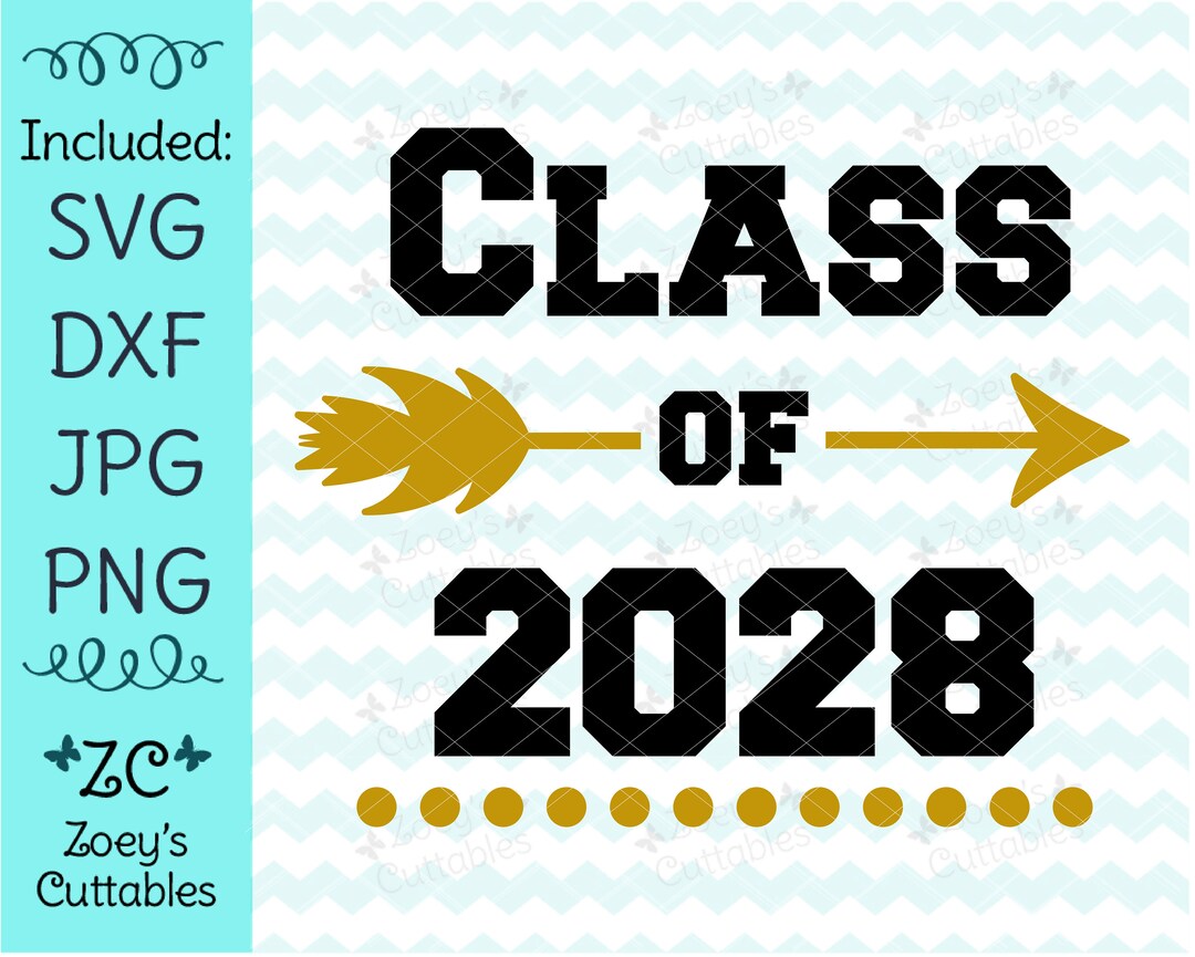 Class of 2028 SVG, Graduation SVG, End of School Year, Kindergarten ...