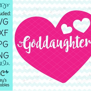 Goddaughter, Goddaughter SVG, Goddaughter Gift, Godmother, Gift for ...