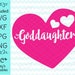 Goddaughter, Goddaughter SVG, Goddaughter Gift, Godmother, Gift for ...