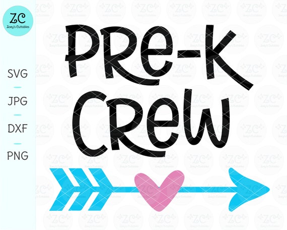 Pre-k Crew SVG Preschool Squad Pre-k Teacher SVG Svg File - Etsy