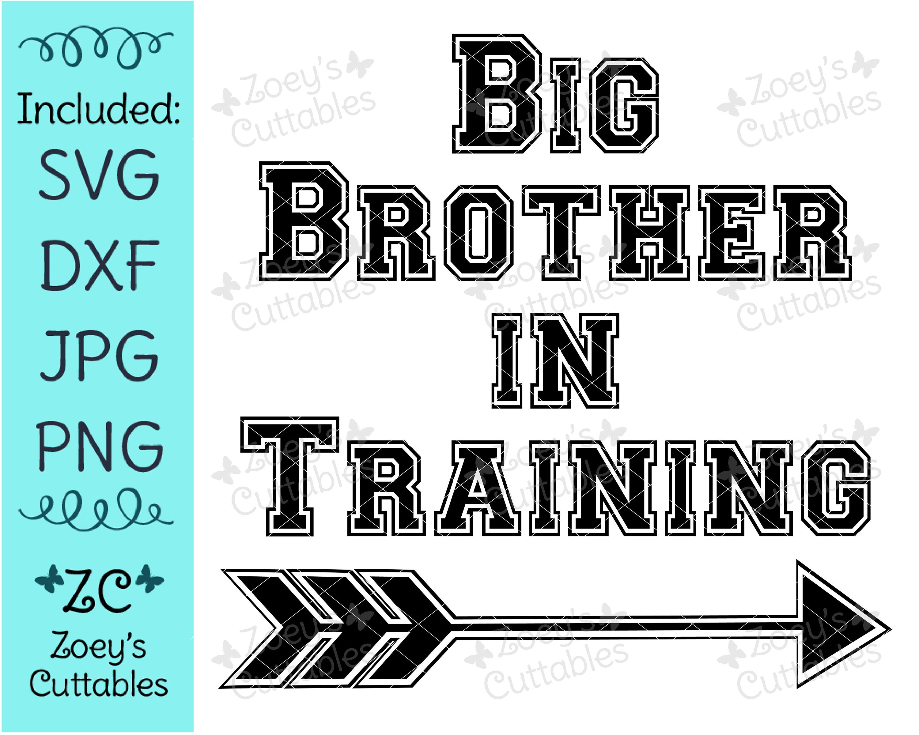Big Brother in Training SVG Big Brother SVG Brother SVG - Etsy