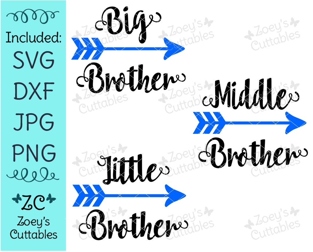 Brother SVG Brothers SVG Big Brother SVG Pregnancy - Etsy