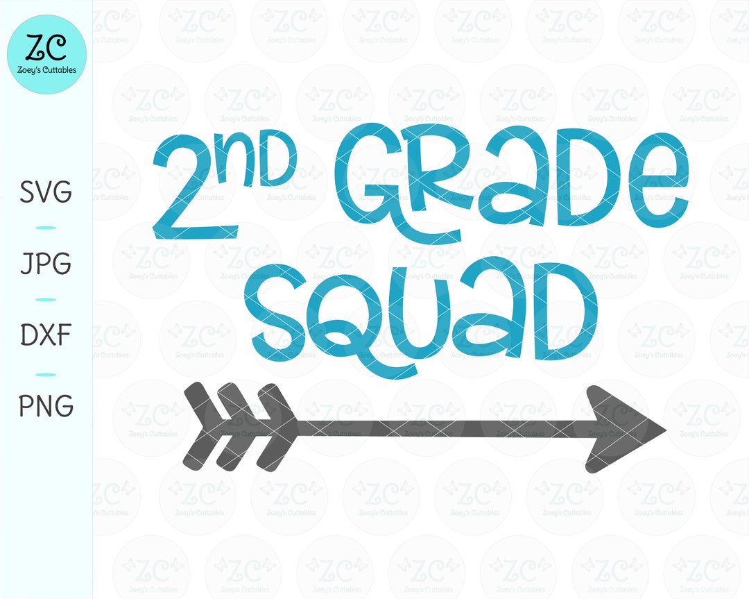 2o Grado Escuadrón SVG 2o Grado Tripulación Segundo Grado - Etsy México