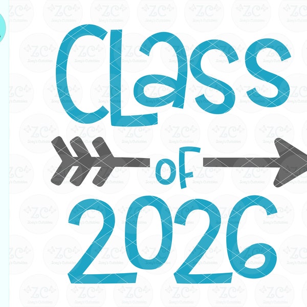 Class of 2026 Svg - Etsy