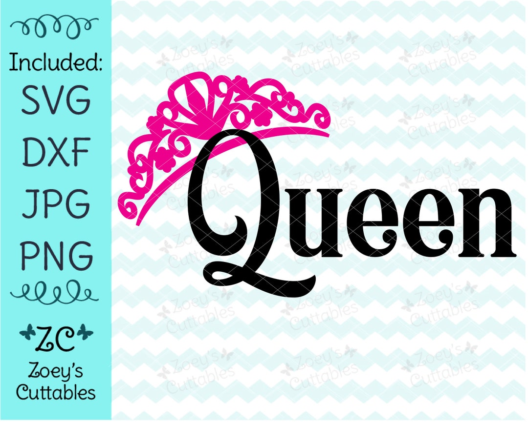 Queen SVG Queen Crown SVG Queen Crown SVG Svg Cricut - Etsy