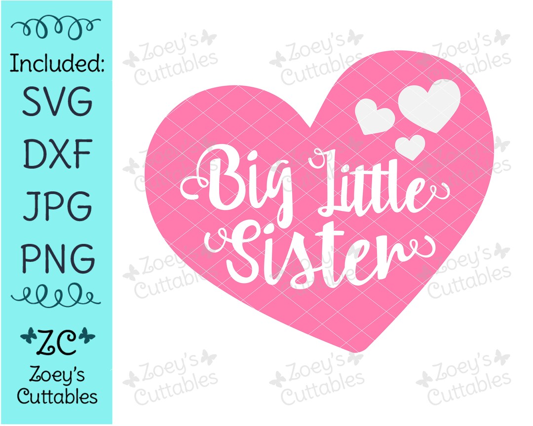 Buy Big Little Sister SVG, Middle Sister SVG, Sister SVG, Middle Sister ...
