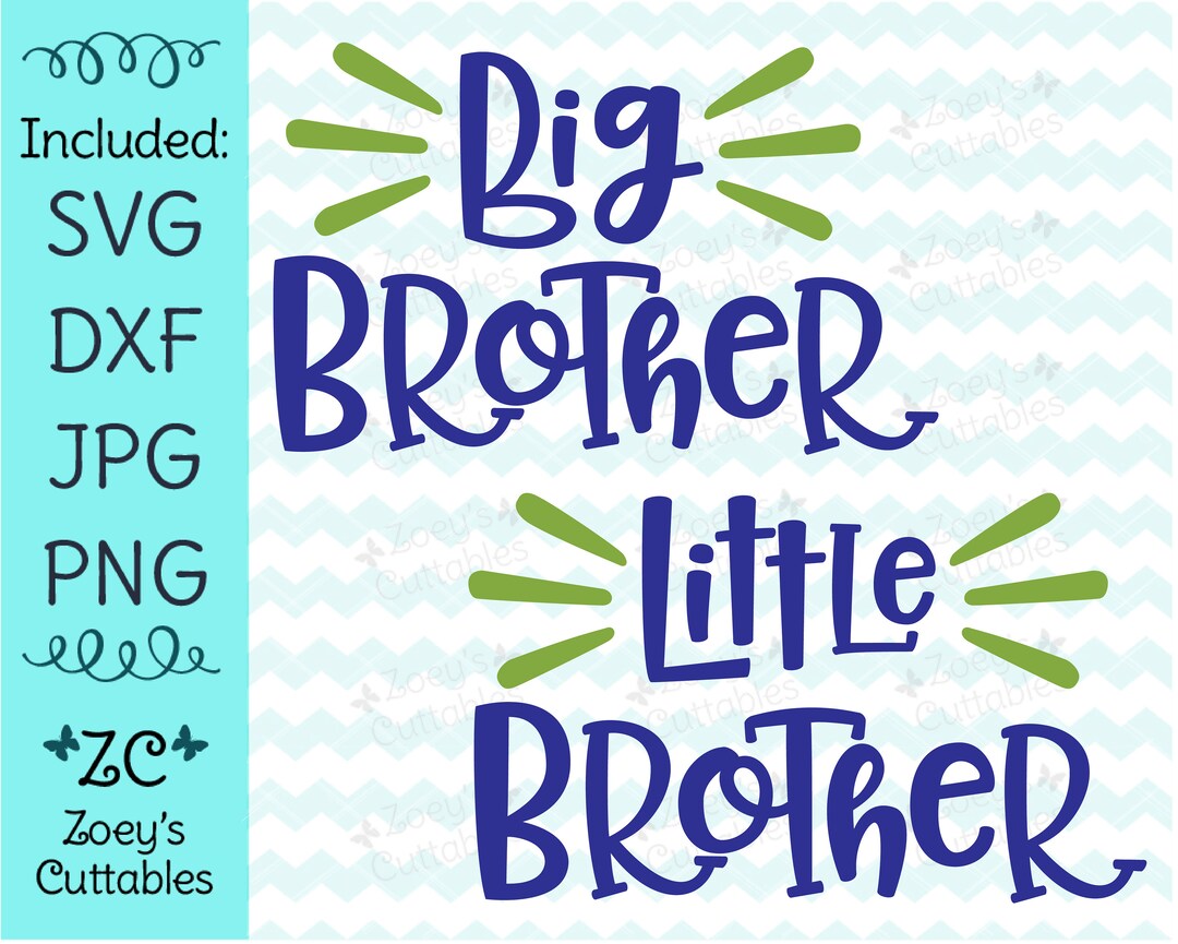 Big Brother SVG, Little Brother SVG, Big Brother, Little Brother, SVG ...