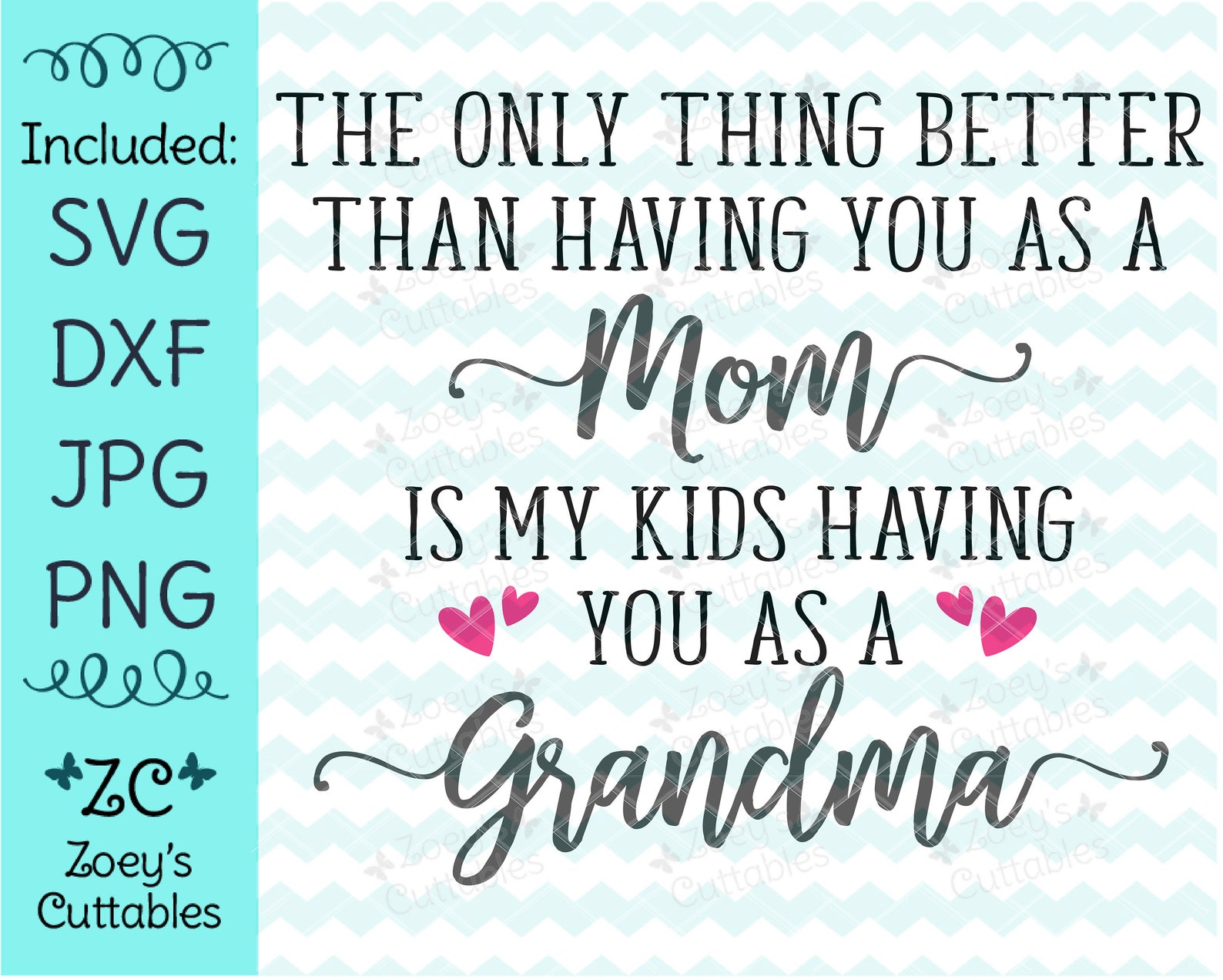Grandma Svg Mom Svg Mothers Day Svg T For Mom Etsy