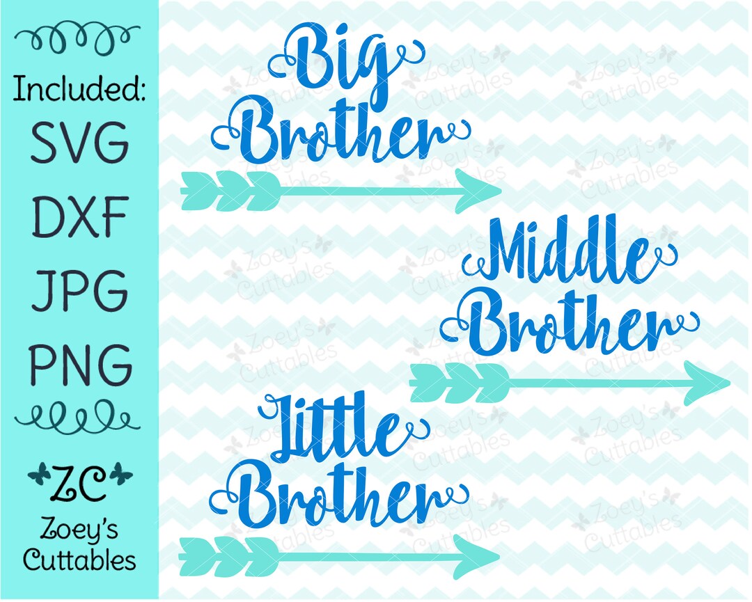 Brother SVG, Brothers SVG, Big Brother SVG, Zwangerschap Aankondiging ...