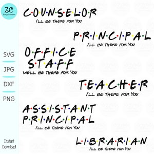 School Value Pack, I'll Be There for You, School Svg Bundle, Teacher ...