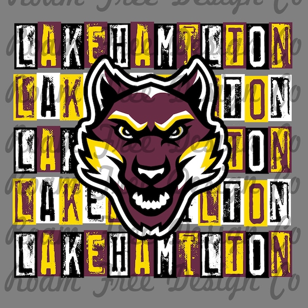 Lake Hamilton Wolves Png - Etsy