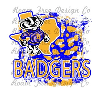 Bruni Badgers PNG: Blue Shirt Rip, Cheetah Print (digital Download) - Etsy