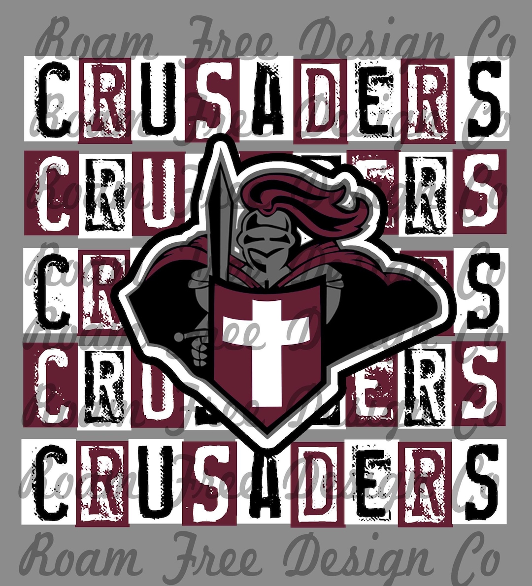 Crusaders Mascot PNG: School Design (digital Download) - Etsy