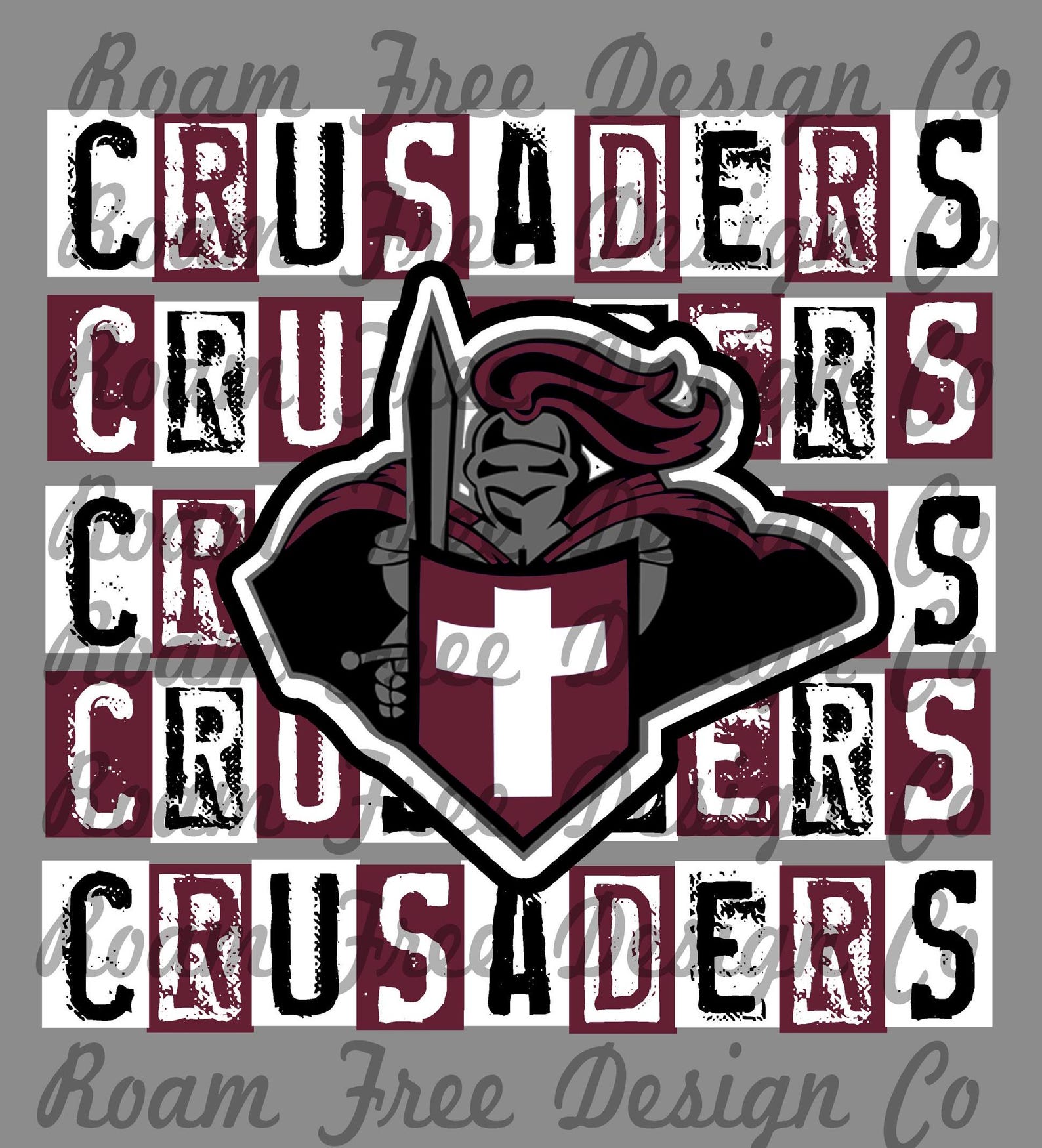 Crusaders Mascot PNG: School Design (digital Download) - Etsy
