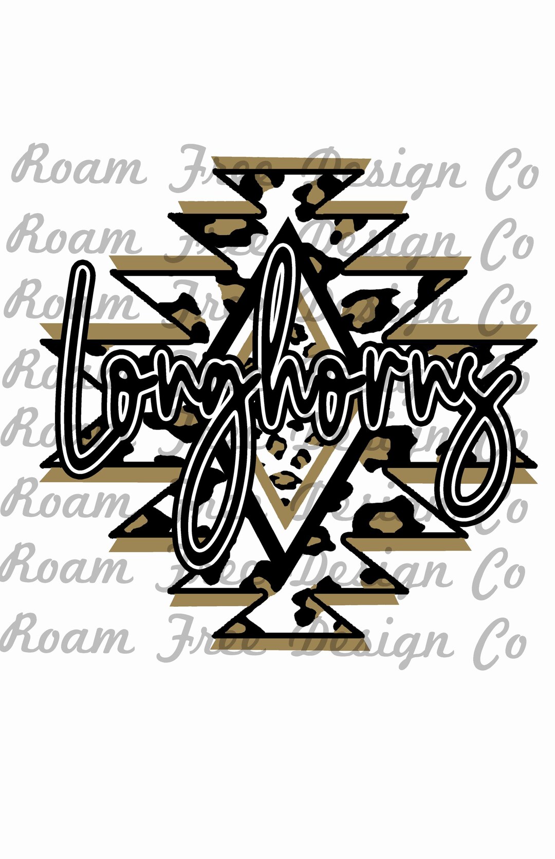 Longhorns Cheetah Aztec Design: Leopard Print PNG (digital Download) - Etsy