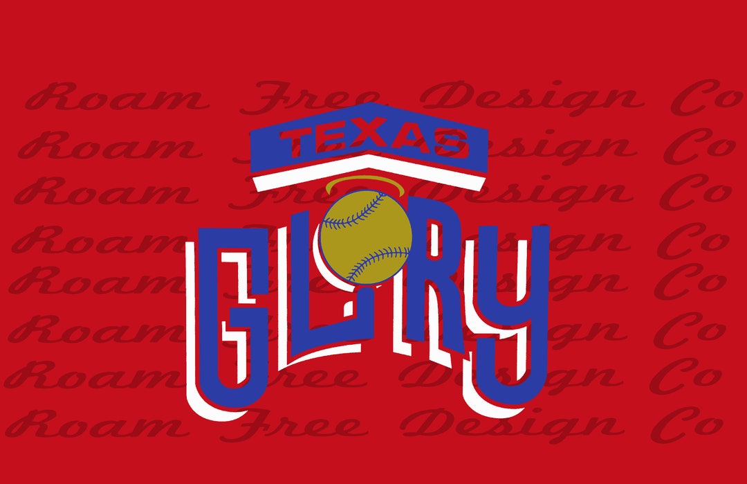 Texas Glory Softball Logo: Cheetah Leopard Print Design (PNG Digital ...