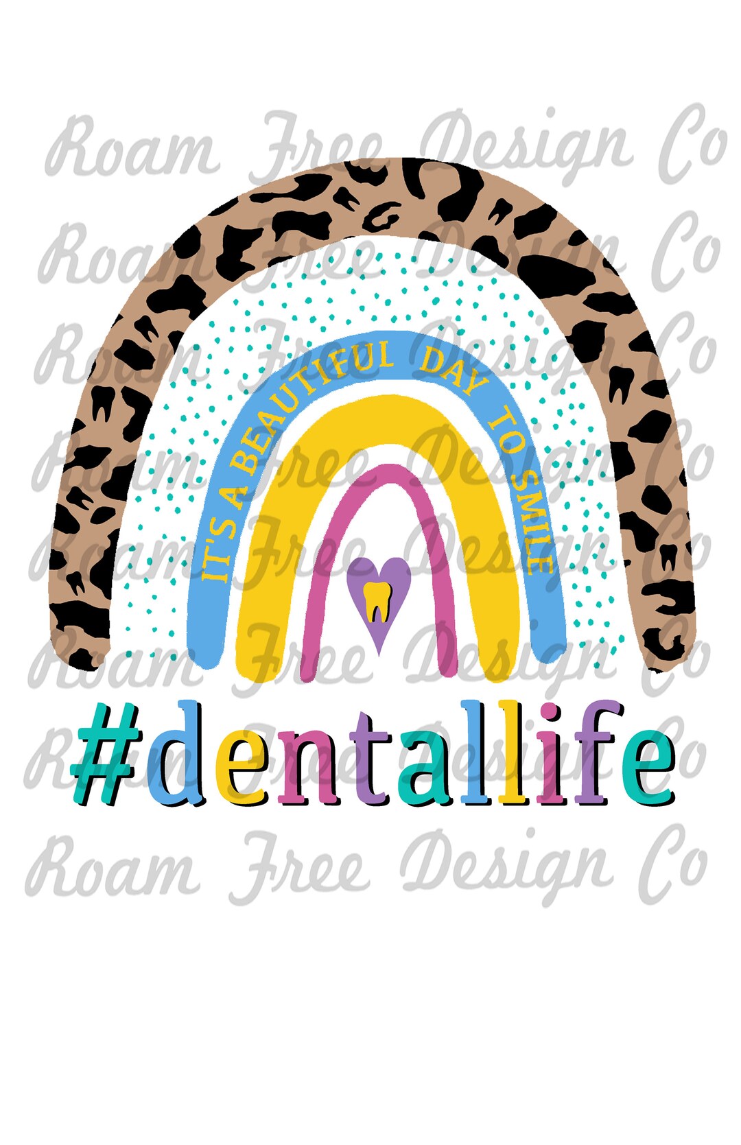 Rainbow Cheetah #dentallife Design | Cheetah Print | Leopard Print ...