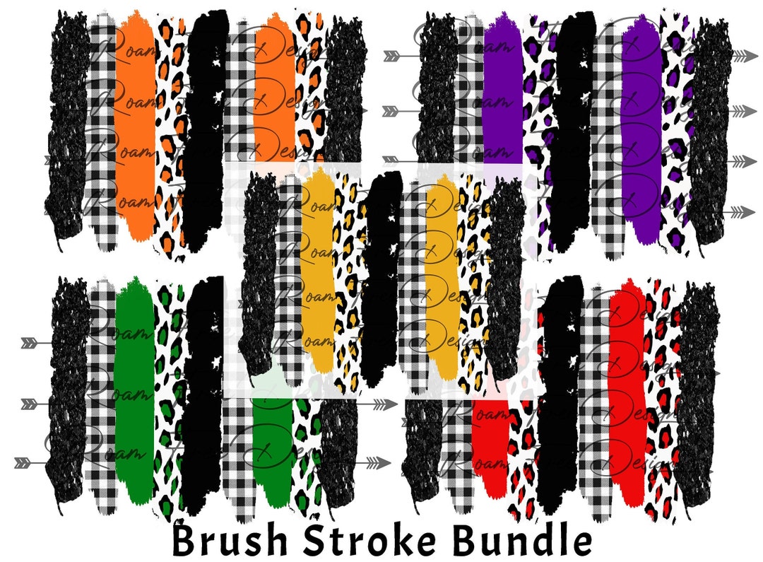 Cheetah Glitter Brush Strokes: PNG Digital Background (digital Download ...