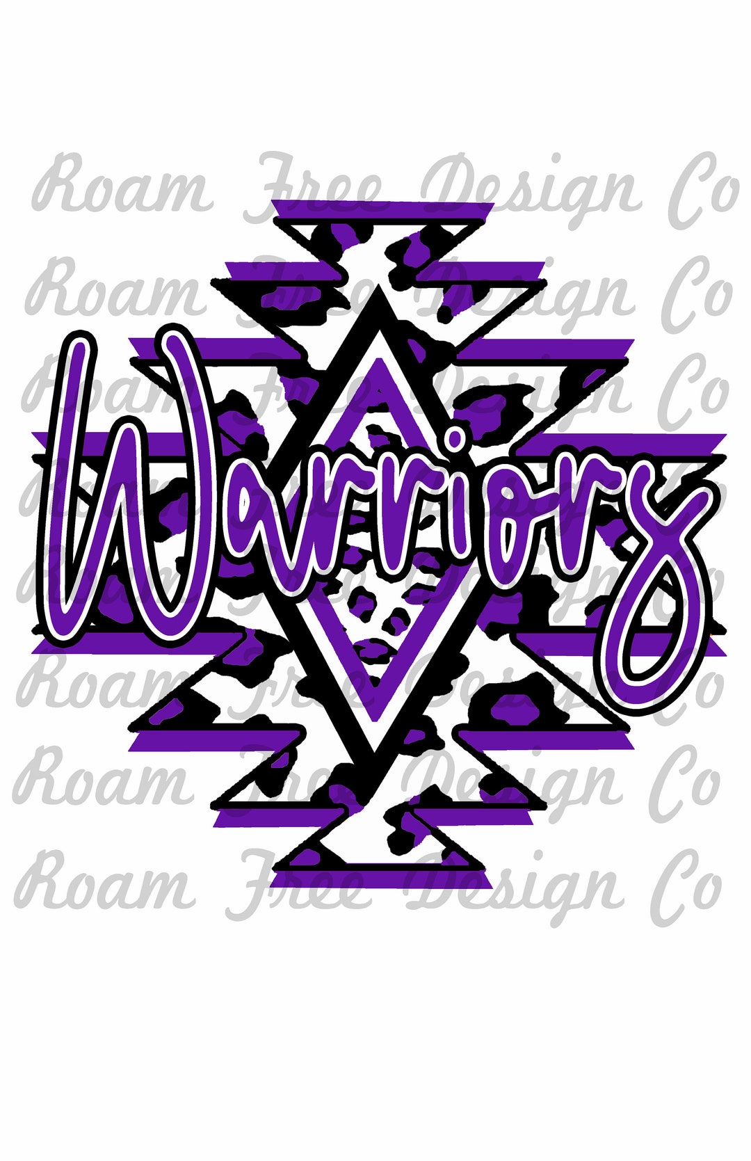 Warriors Purple Aztec Cheetah Design | Cheetah Print | Leopard Print ...