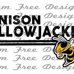 Denison Yellow Jackets Custom Files | Black Shirt Rip | Cheetah Print ...