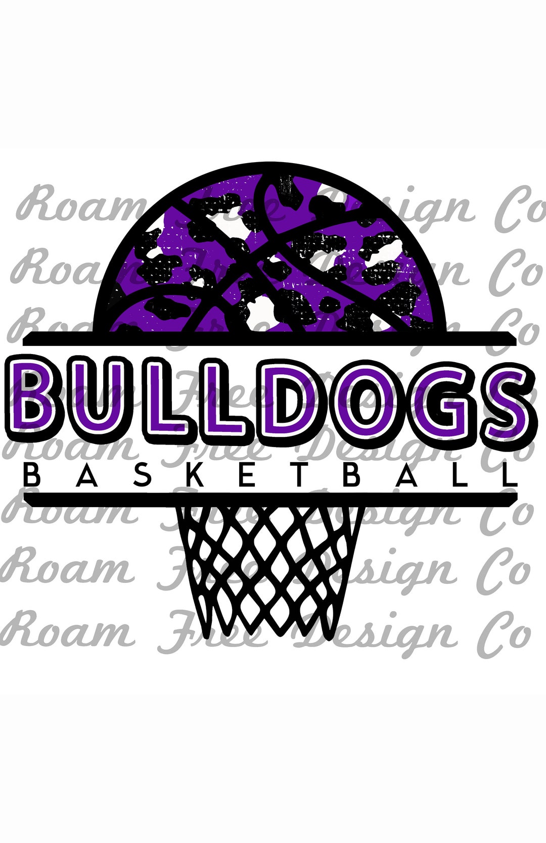 Bulldogs Aztec Cheetah Purple & Black Design | Leopard Print | PNG ...