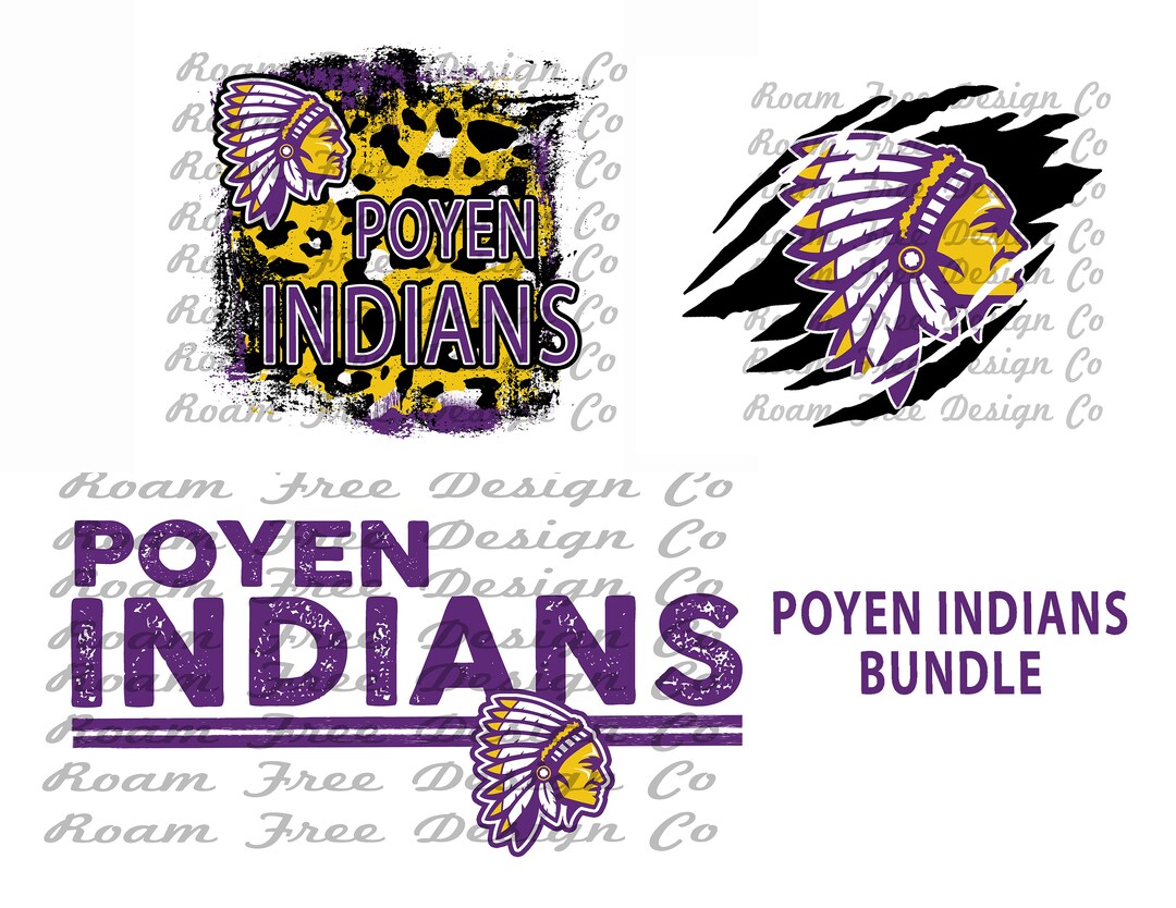 Poyen Indians PNG: Black Shirt Rip, Cheetah Print (digital Download) - Etsy