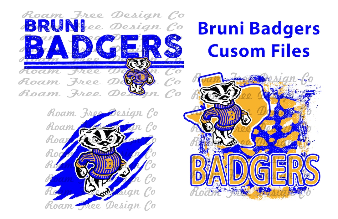 Bruni Badgers PNG: Blue Shirt Rip, Cheetah Print (digital Download) - Etsy