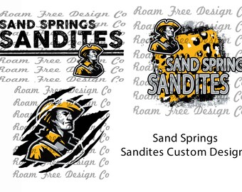 Sand Springs Sandites Svg - Etsy