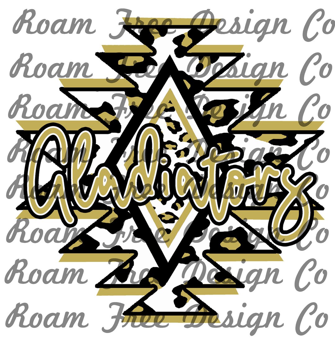 Gold Gladiators Aztec Cheetah Buffalo Design | Cheetah Print | Leopard ...