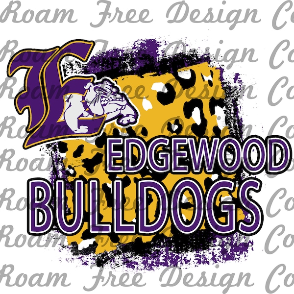 Edgewood Bulldogs Svg - Etsy