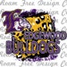 Edgewood Bulldogs Yellow and Purple Cheetah Mascot | Black and Purple ...