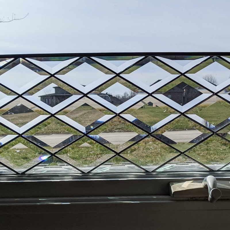 Beveled Glass Picture Frame - Etsy