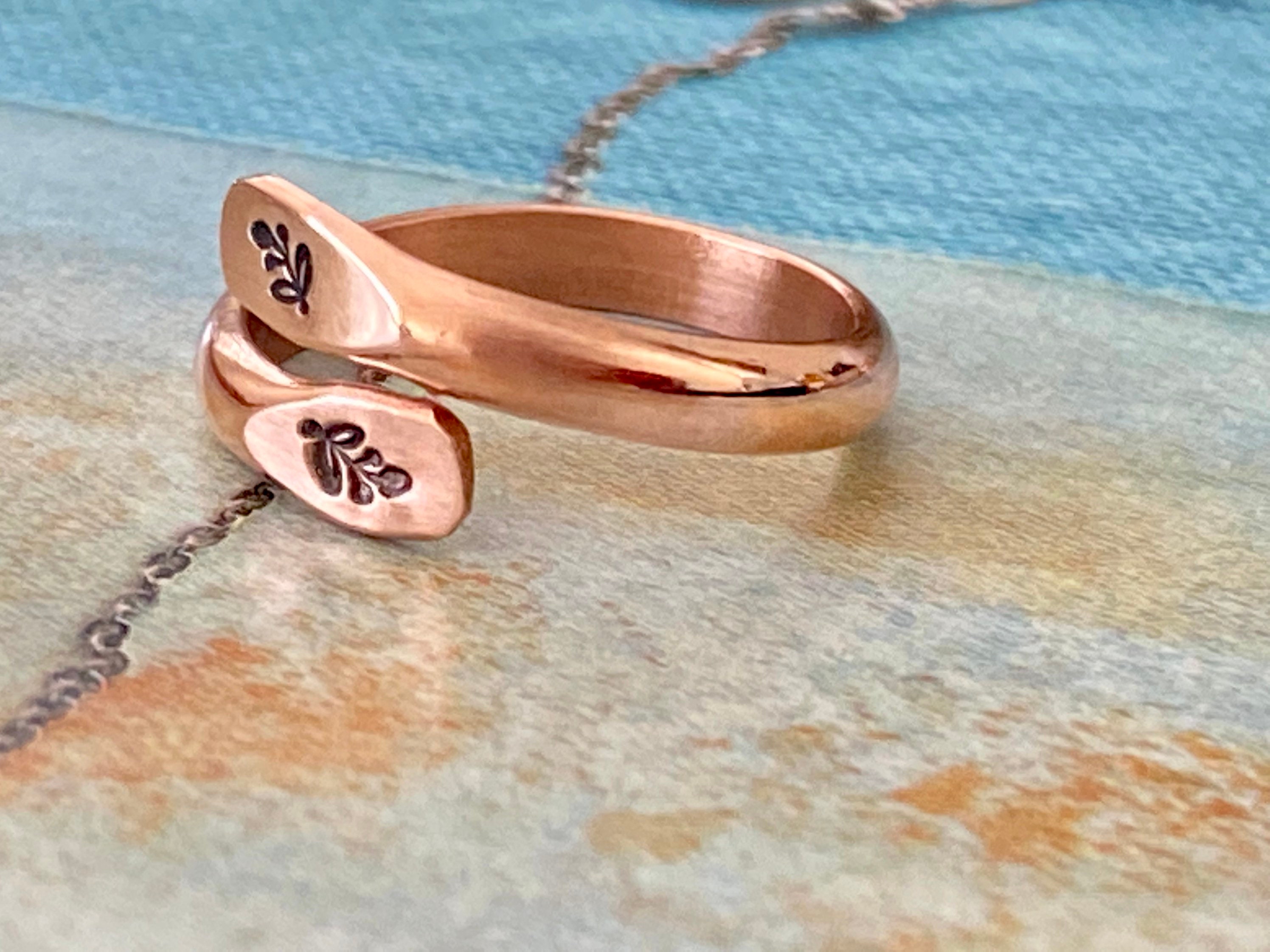 Arthritis rings copper ring copper jewelry adjustable | Etsy