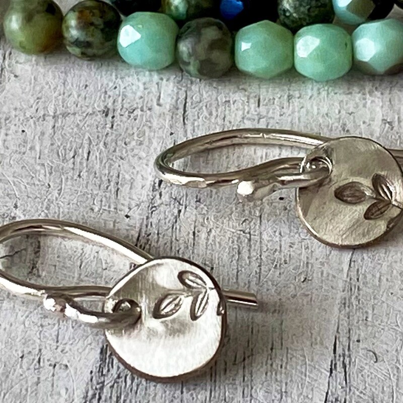 Stamped Earrings - Etsy