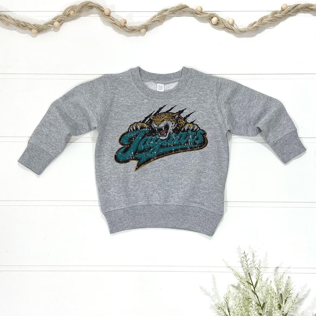 Jaguars Kids Sweatshirt | Jacksonville Football Toddler Sweatshirt ...