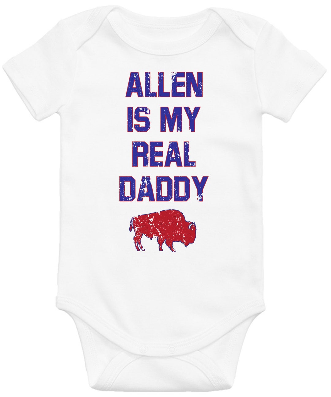 Buffalo Quarterback Allen Baby Funny Football Baby Crawler | Buffalo ...