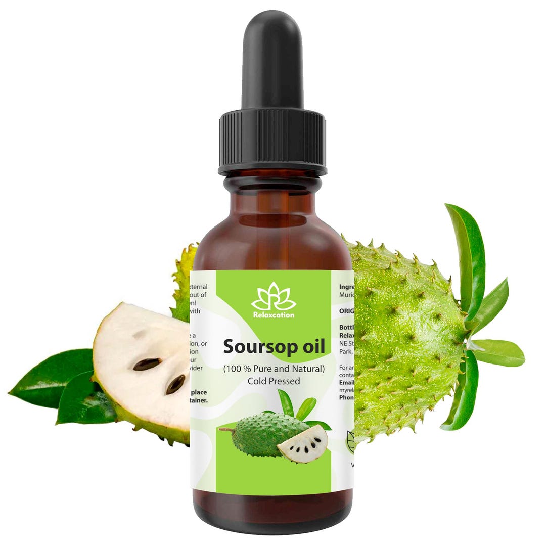 Virgin Organic Soursop Graviola Guanabana Oil (organic, Undiluted ...